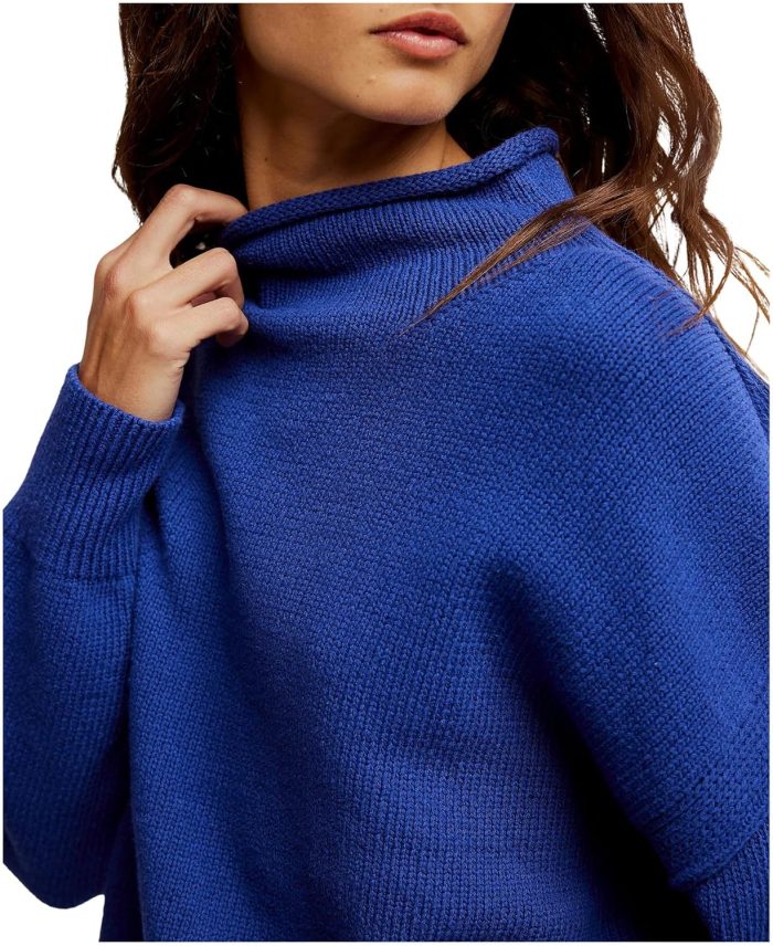 Free People Women's We The Free Torres Roll Neck - Large, Skipper