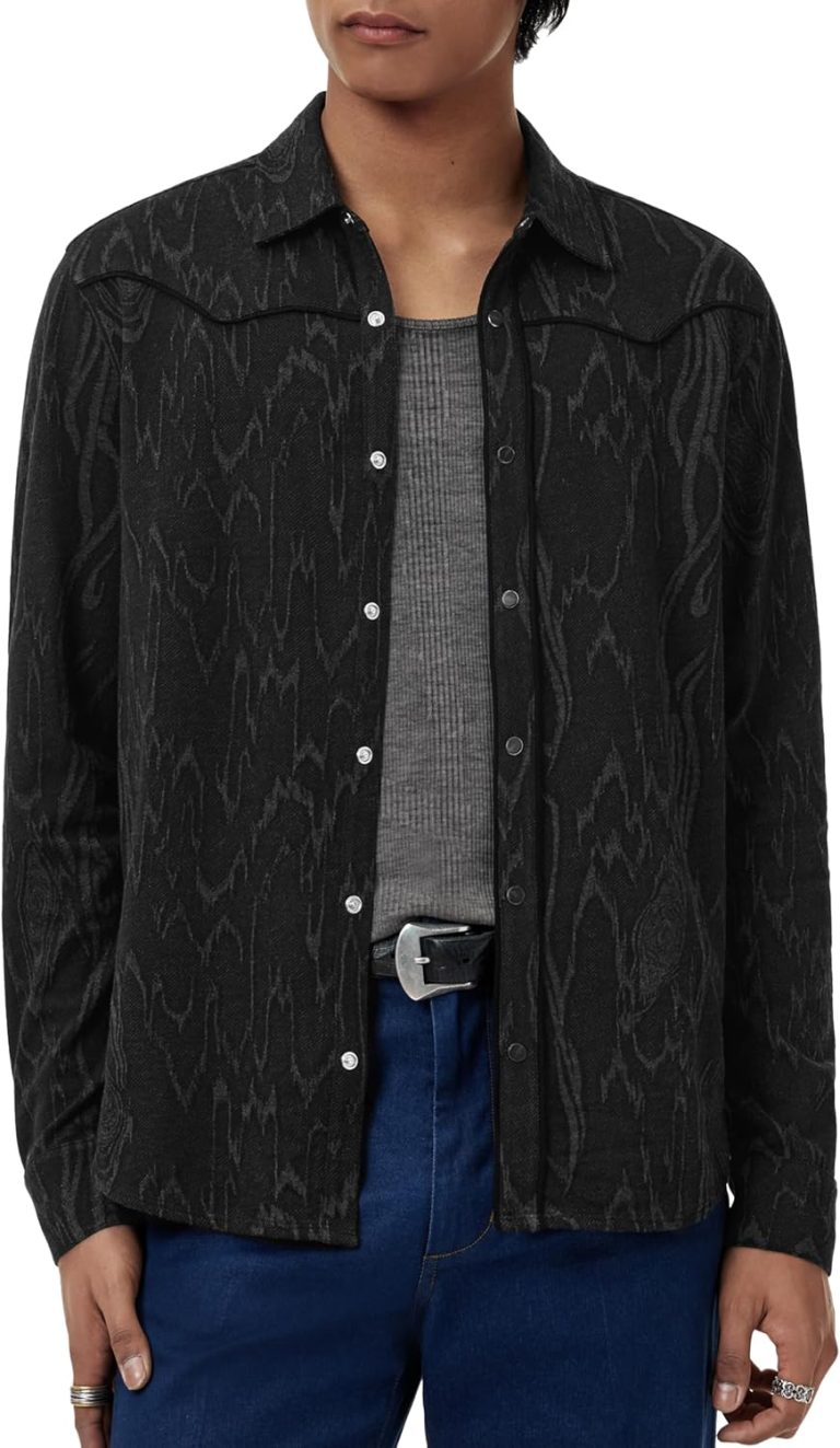 John Varvatos Men's Miner Western Shirt - Best Price